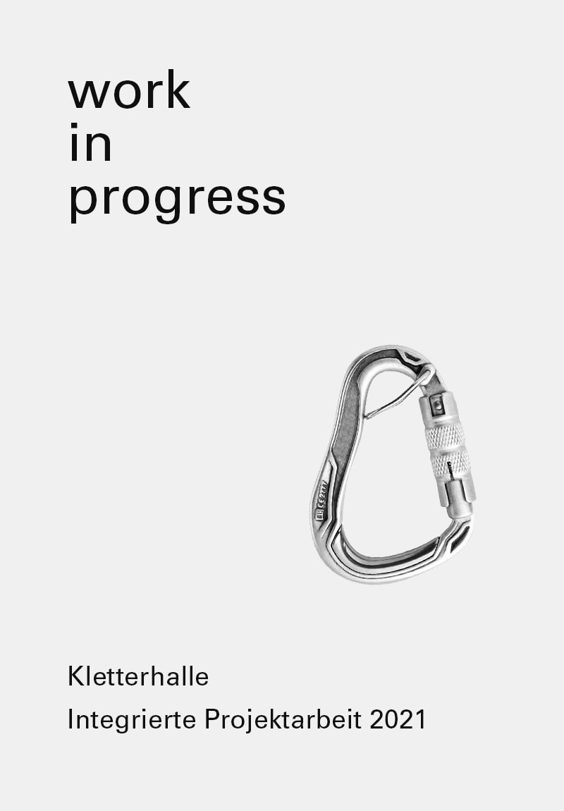 IP . SS 21 . Kletterhalle – lehrstuhl baukonstruktion